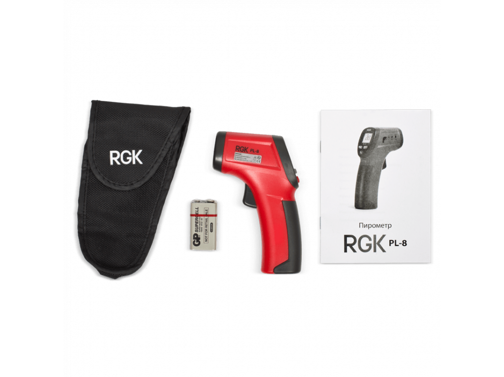 Пирометр RGK PL-8 за 2590 р. – купить в Москве в фирменном магазине RGK
