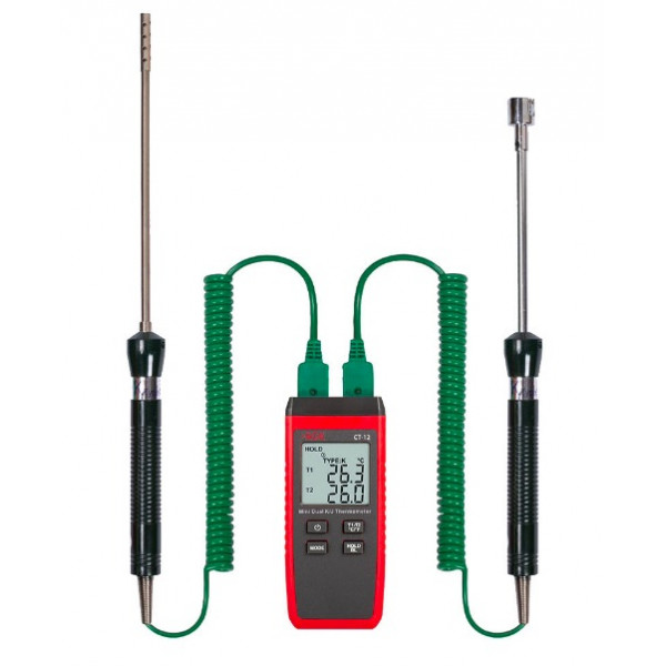 Термометр RGK CT-12 с зондом температуры TR-10A и зондом TR-10S с поверкой за 13360 р. – купить ...